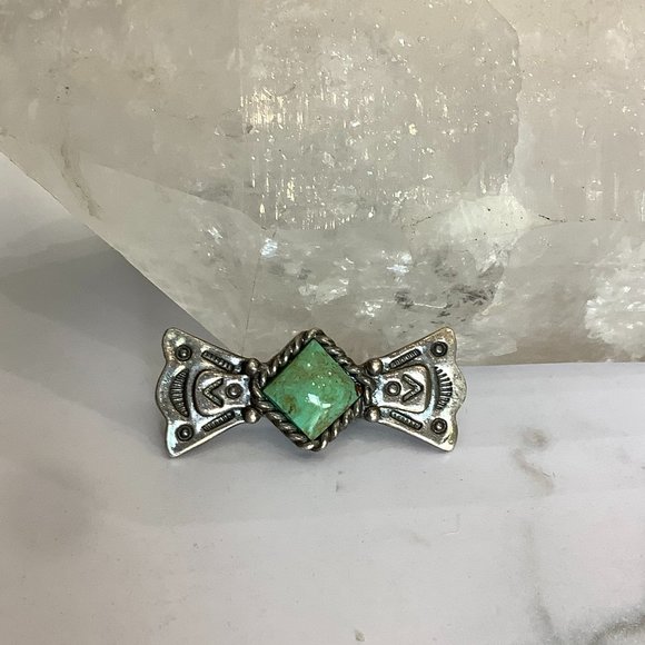 Jewelry | Vintage Carlisle Native Turquoise Pin | Poshmark
